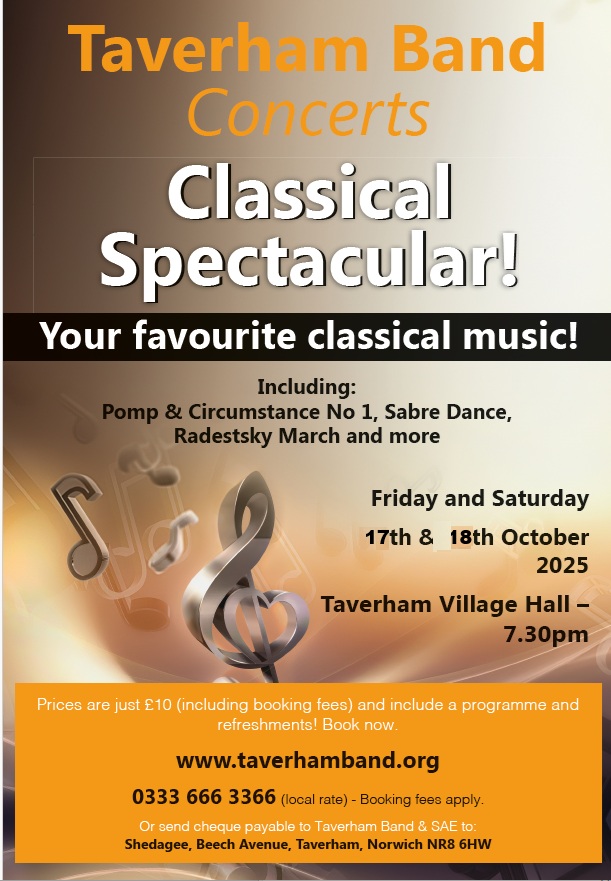 October Concerts – Classical Spectacular! – Taverham Band